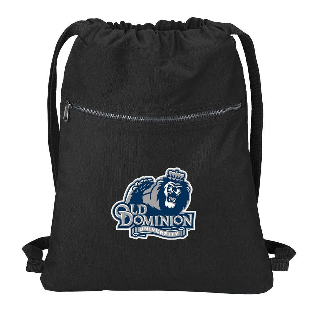 Canvas ODU Backpack Natural Cotton Old Dominion University Cinch Bag ...