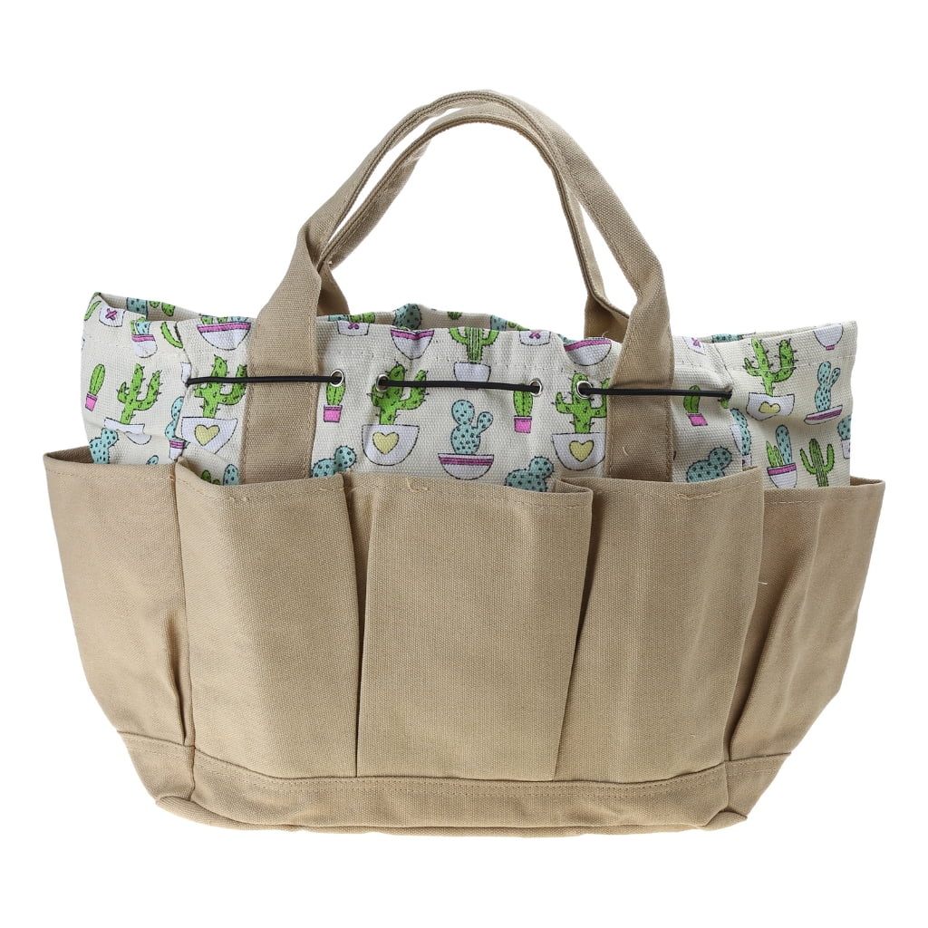 Canvas Outdoor Garden Bag Multi Pocket Gardening Tools Organizer Pouch ...