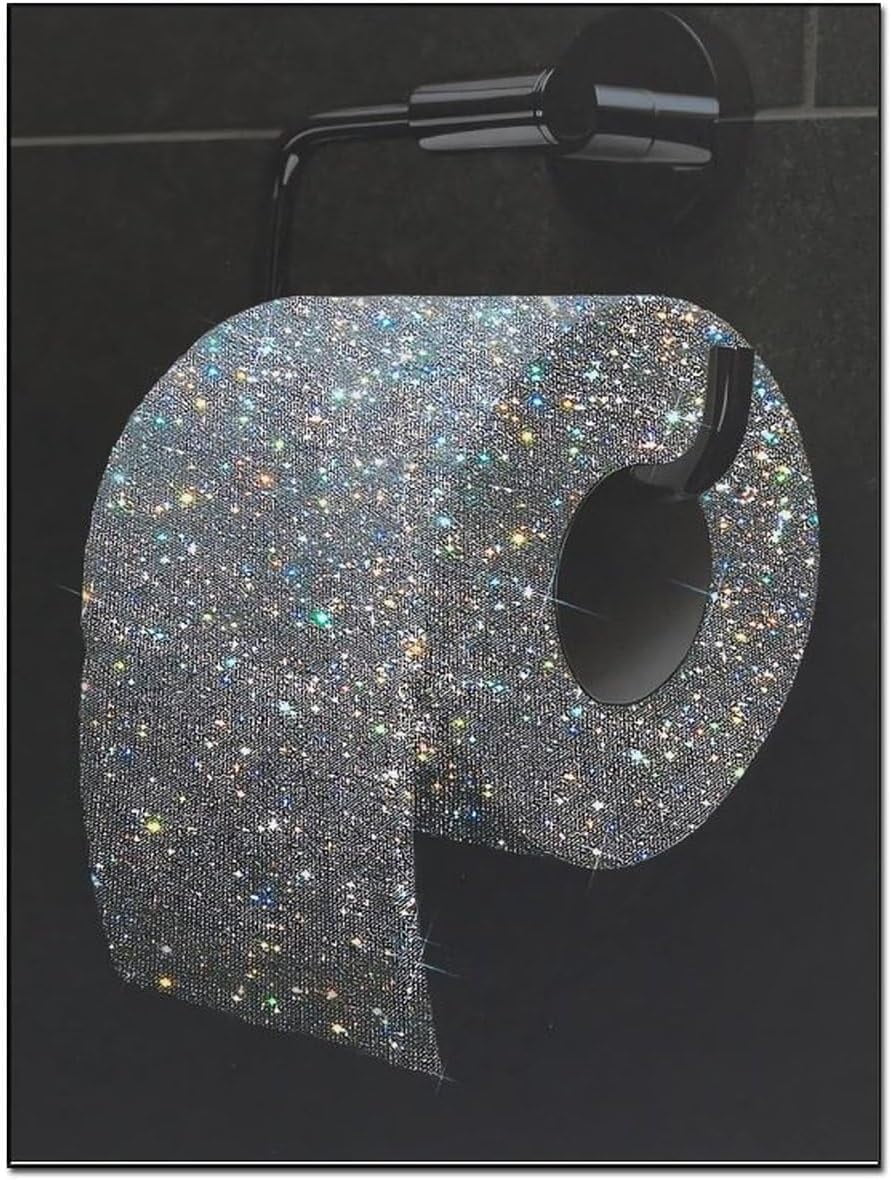 Canvas Painting Bling Toilet Paper Picture Poster Modern Wall Art ...
