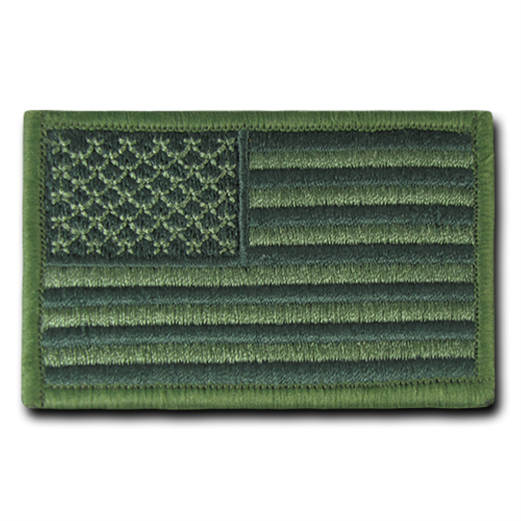 Canvas Patch (3"x2"),USA, Olive 2 - Walmart.com