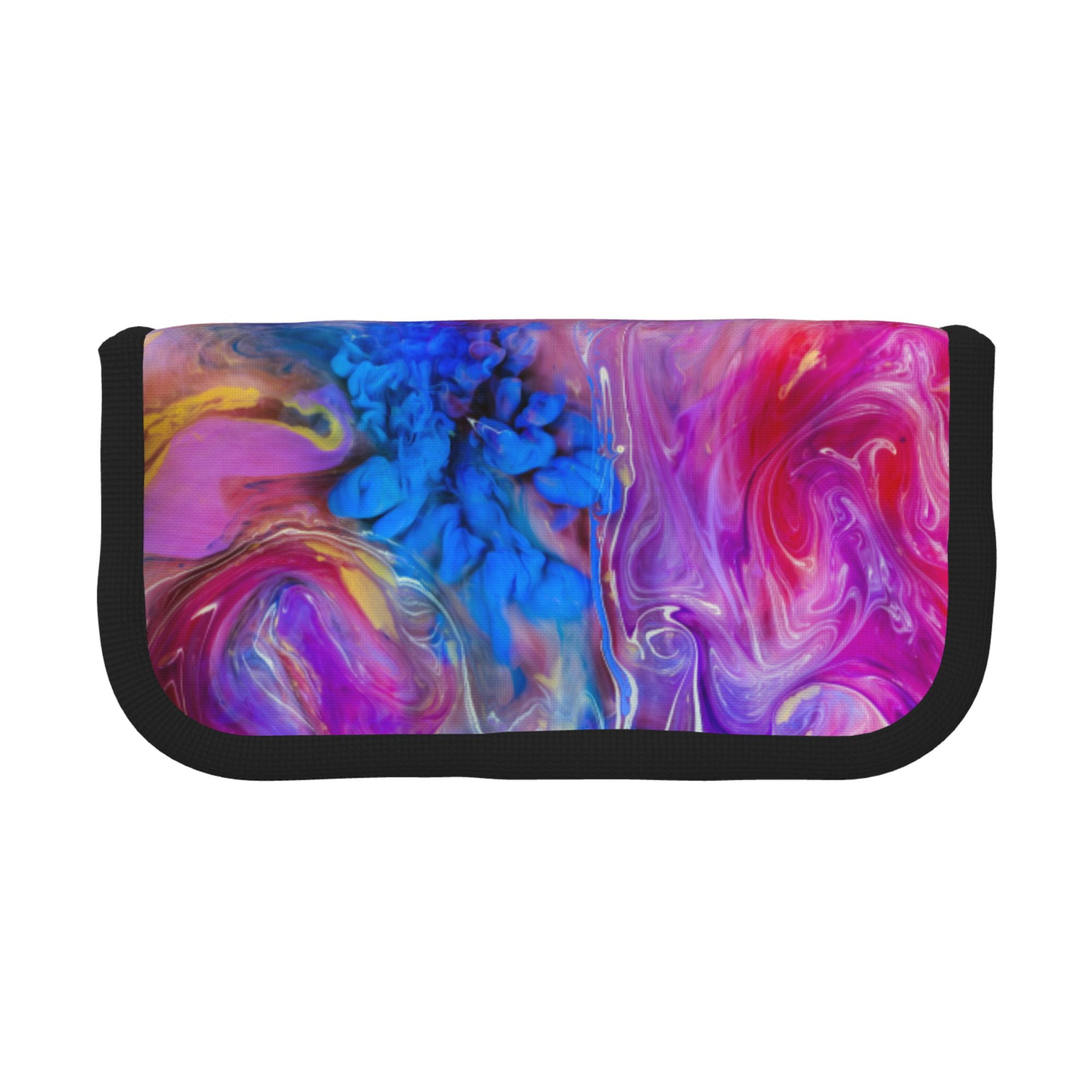 Canvas Pen Case Colorful Large Capacity Pencil Pouch Office Stationery ...