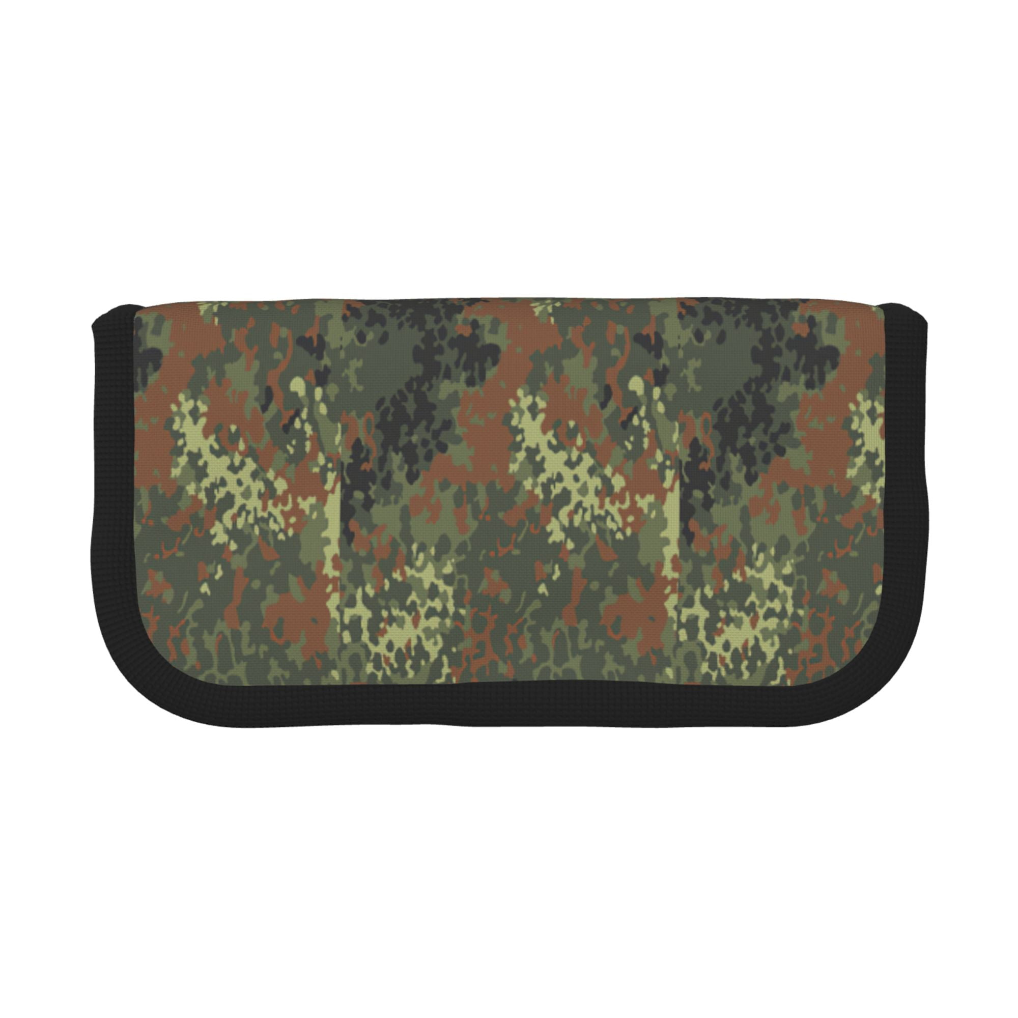 Canvas Pen Case German Bundeswehr Flecktarn Camo - Large Capacity ...
