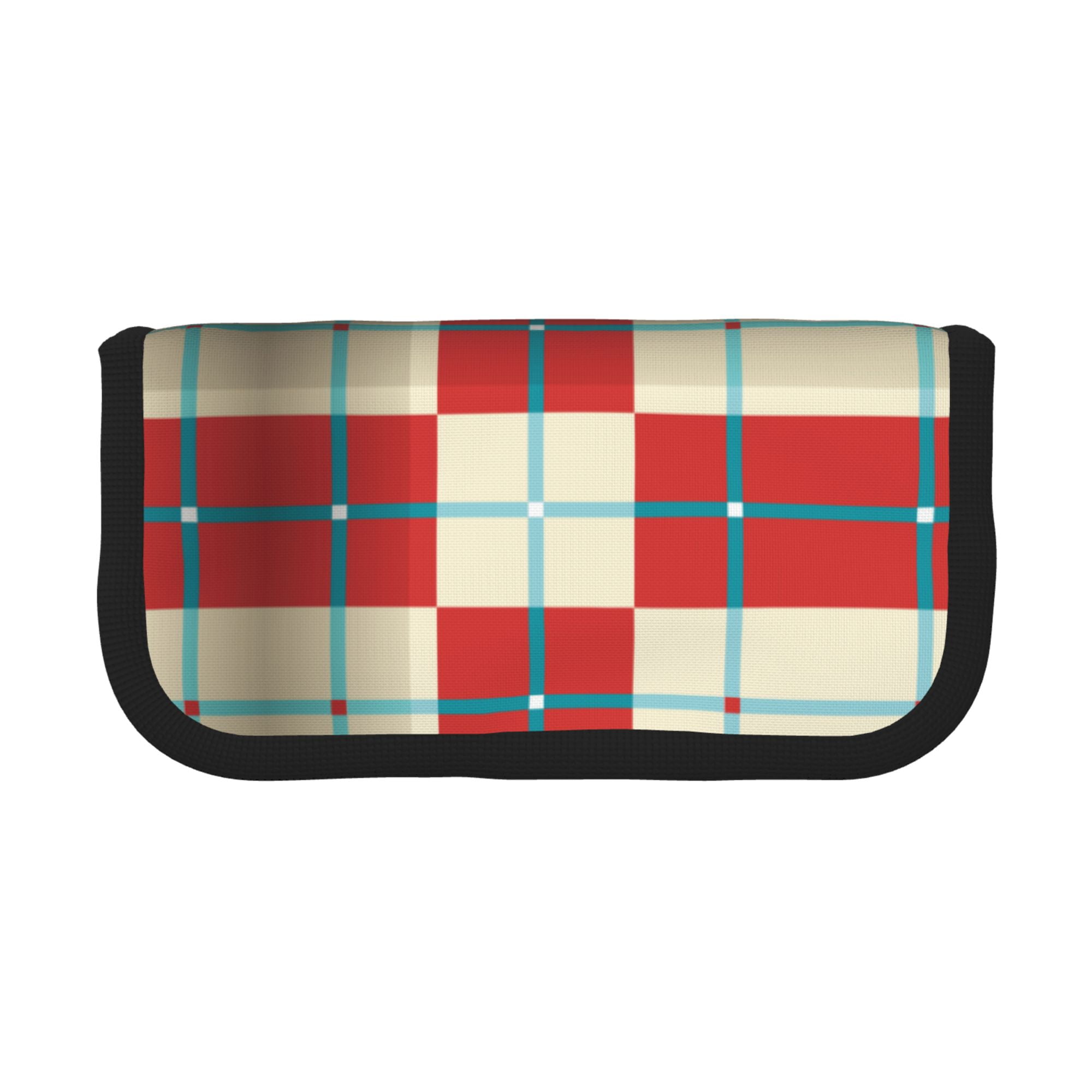 Canvas Pen Case Seamless Floral Pattern Background Large Capacity ...