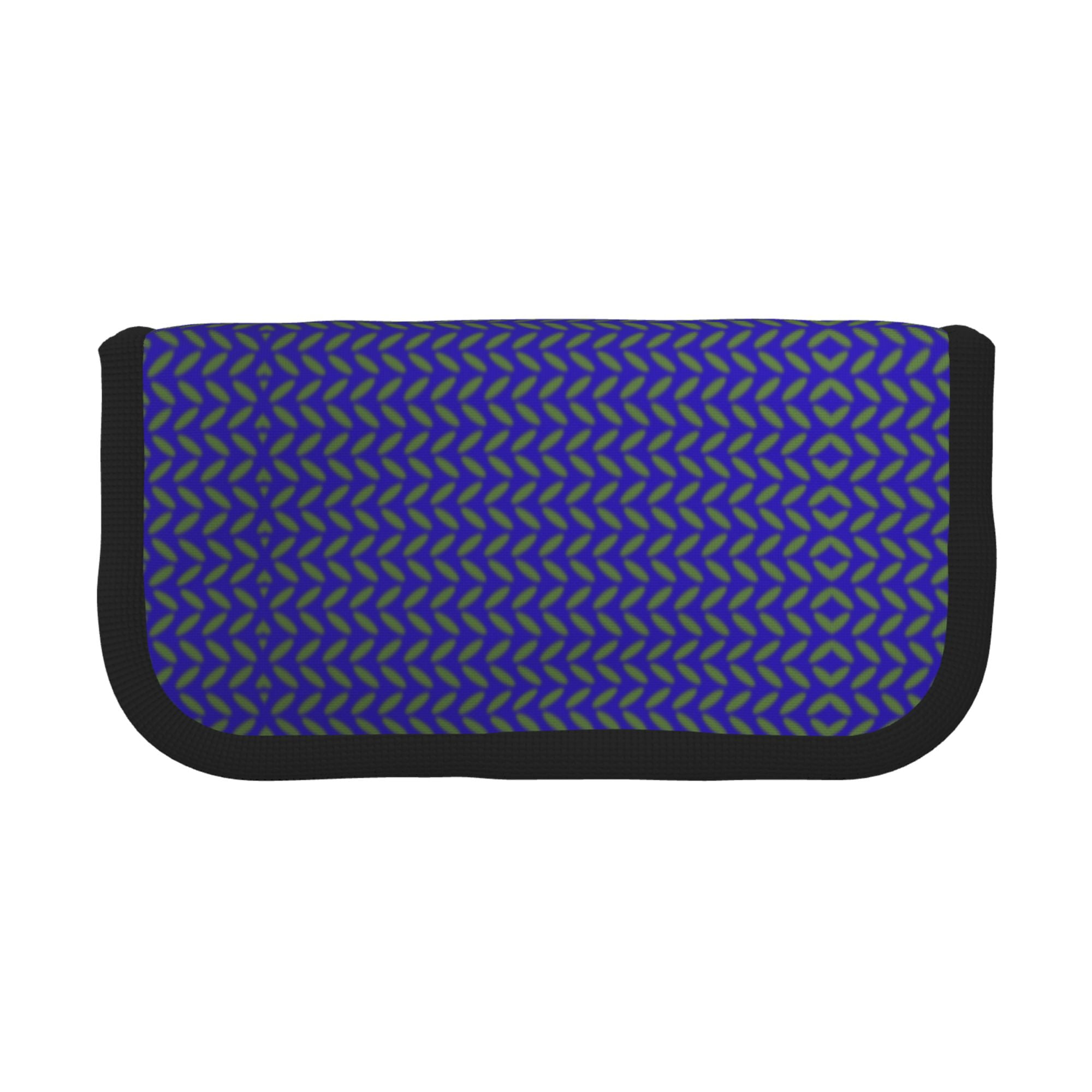 Canvas Pen Case Seamless Pattern Background Large Capacity Pencil Pouch ...