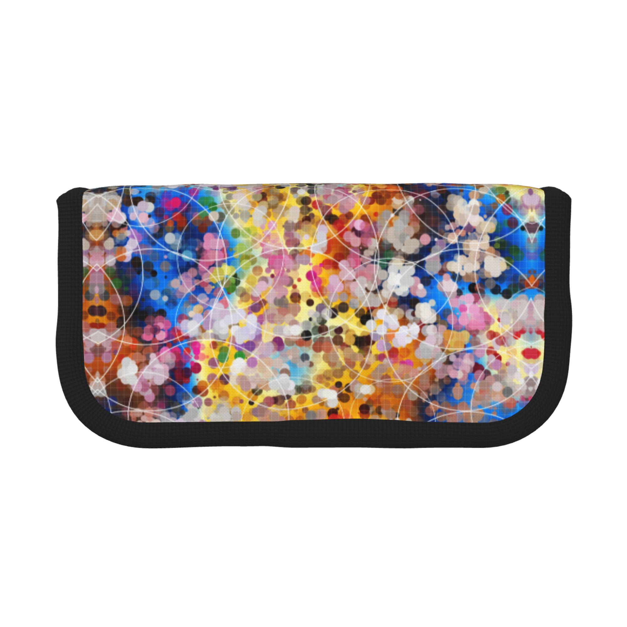 Canvas Pen Case Spheres Abstract Background Large Capacity Pencil Pouch ...