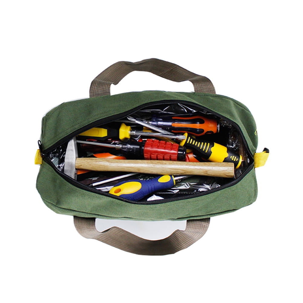 Canvas Portable Tool Storage Bag Wrench Screwdriver Organizer Pouch Toolkit - Walmart.com