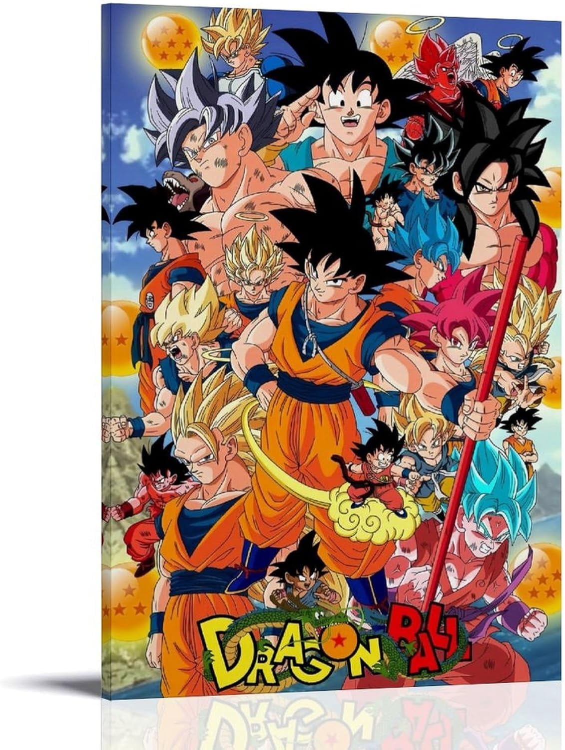 Canvas Poster Dragon Ball Poster Anime Poster Canvas Art Bedroom ...