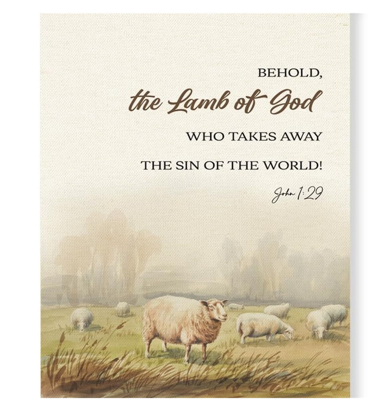 Canvas Poster Home Wall Art Decor, Bible Verse Wall Decors, Modern ...