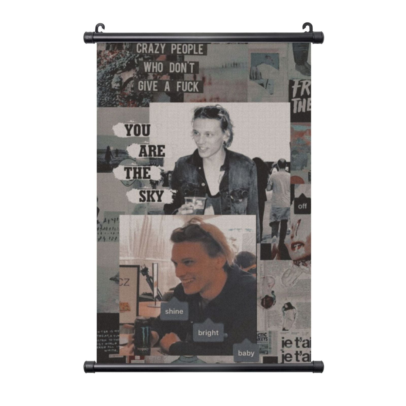 Canvas Poster Wall Artwork, Jamie Campbell Bower Shaft Hanging Banner ...