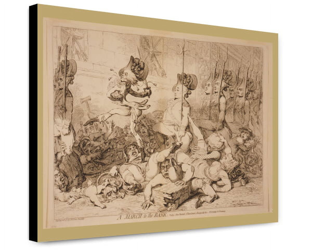 Canvas Print: A March To The Bank Vide, The Strand, Fleet Street ...