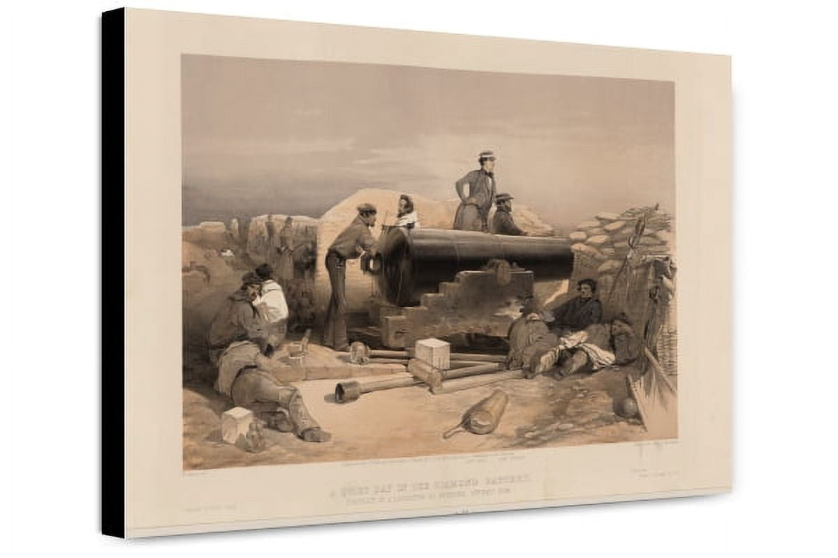 Canvas Print: A Quiet Day In The Diamond Battery - Portrait Of A ...