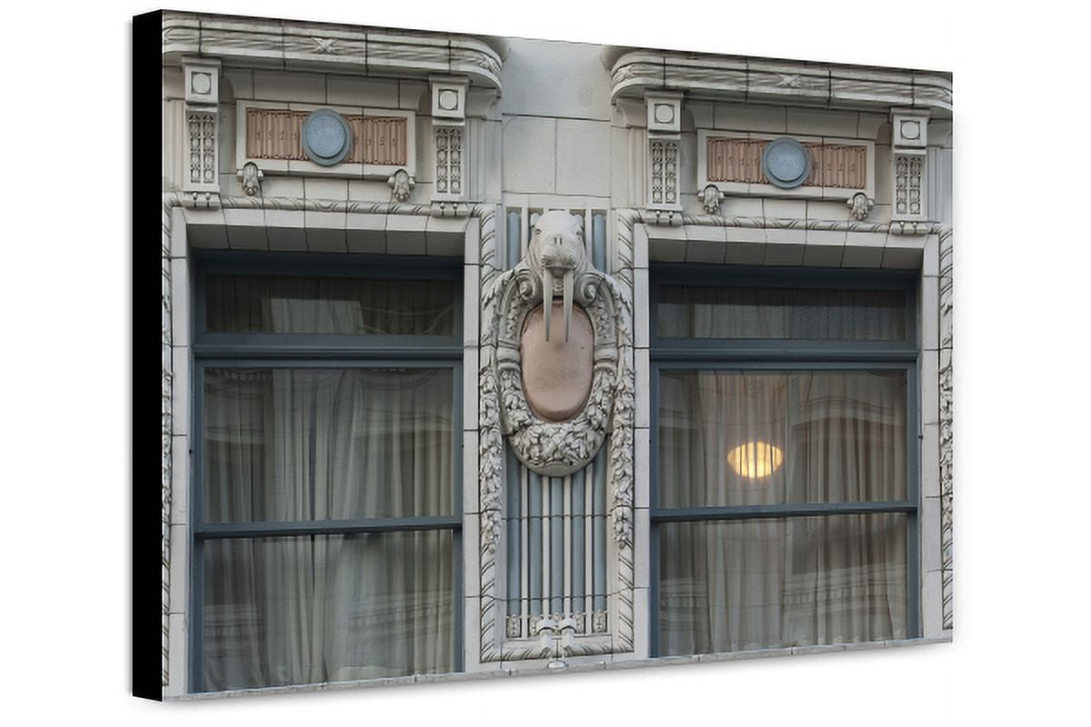 Canvas Print: Arctic Building Seal Architectural Details, Seattle ...