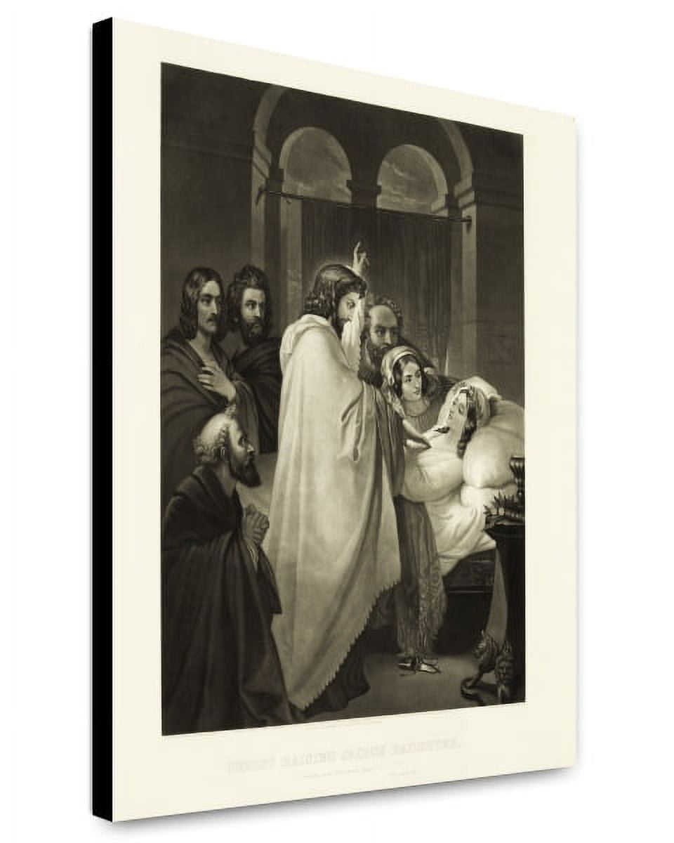 Canvas Print: Christ Raising Jairus' Daughter, 1866 - Walmart.com