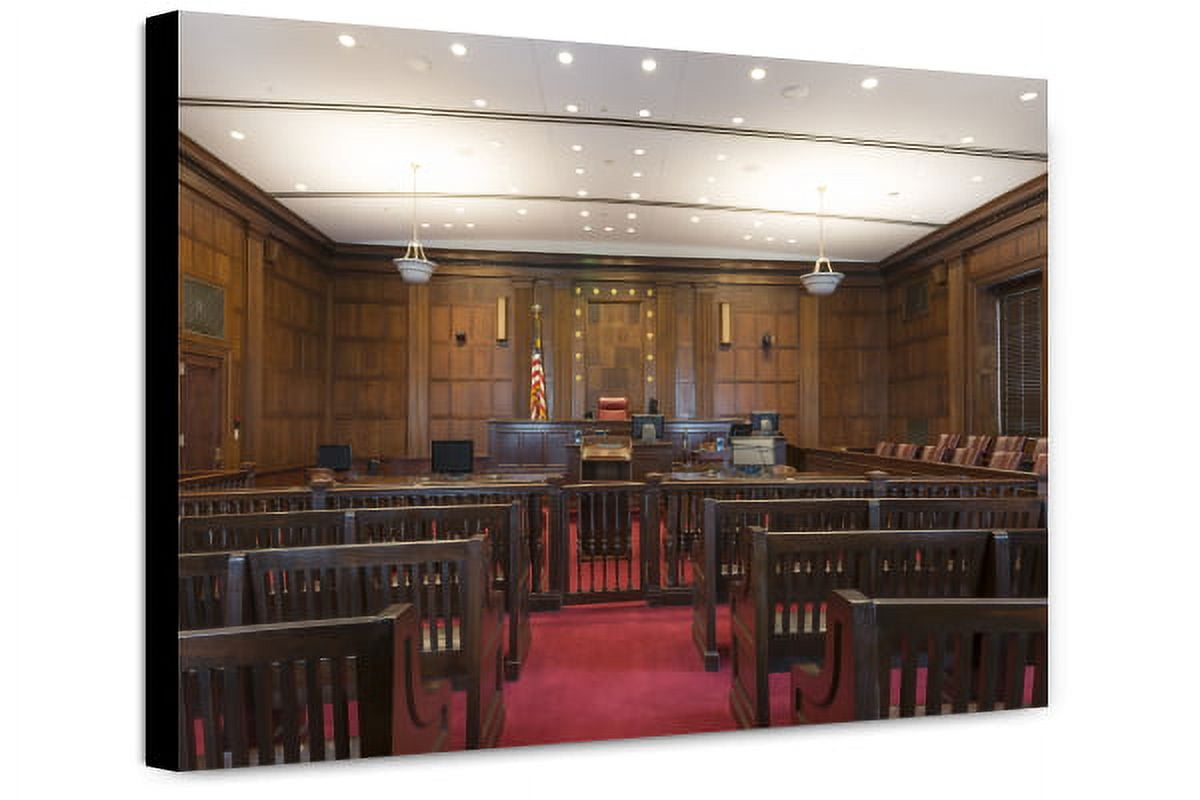 Canvas Print: Courtroom. The Robert S. Vance Federal Building And U.S ...
