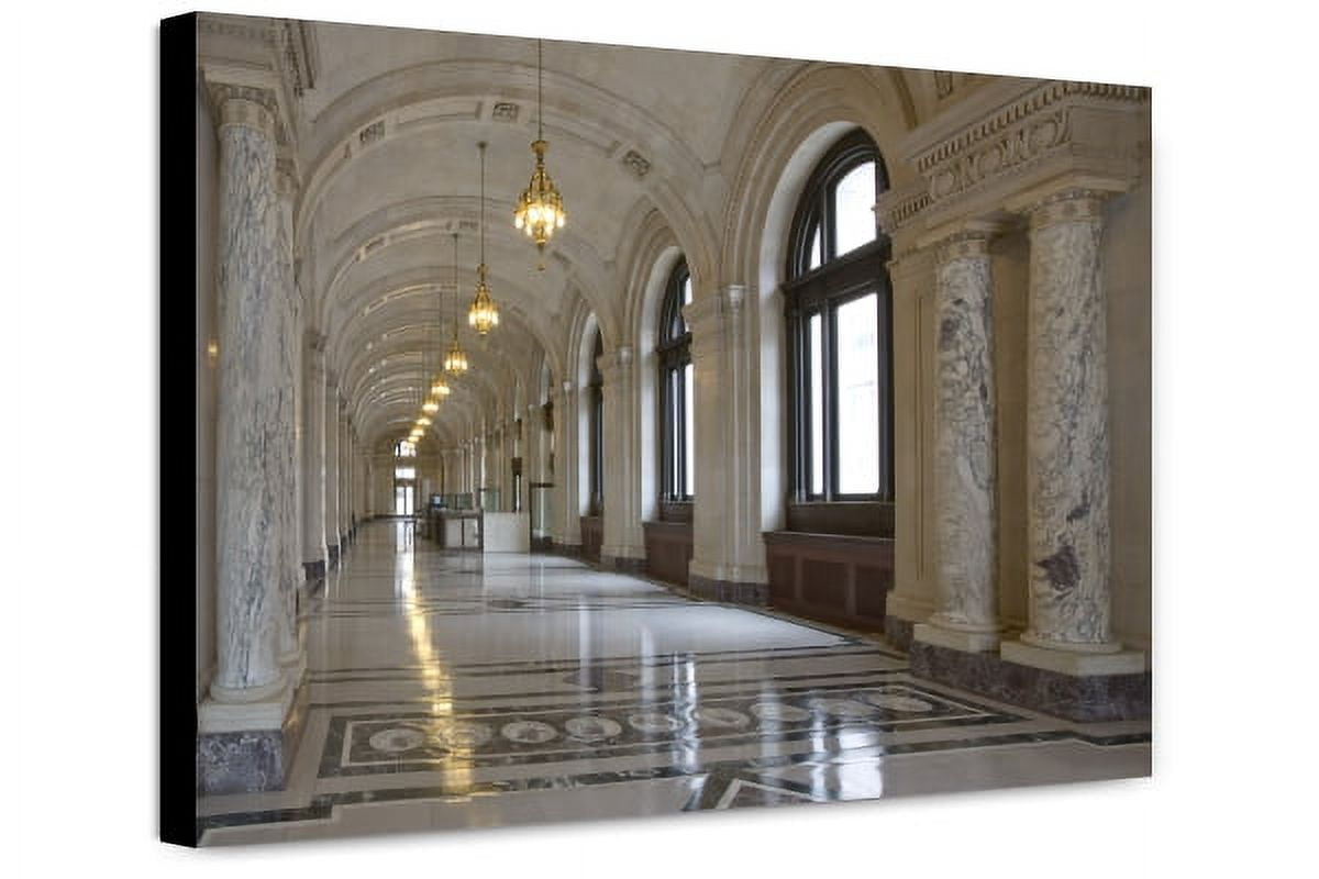 Canvas Print: Full View, Grand Hall, Looking East, Howard M. Metzenbaum ...