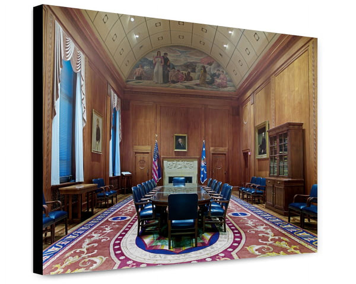 Canvas Print: Full View, Oil Painting, Attorney General Conference Room ...