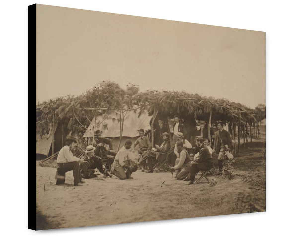 Canvas Print: General Willcox's Headquarters, In Front Of Petersburg ...