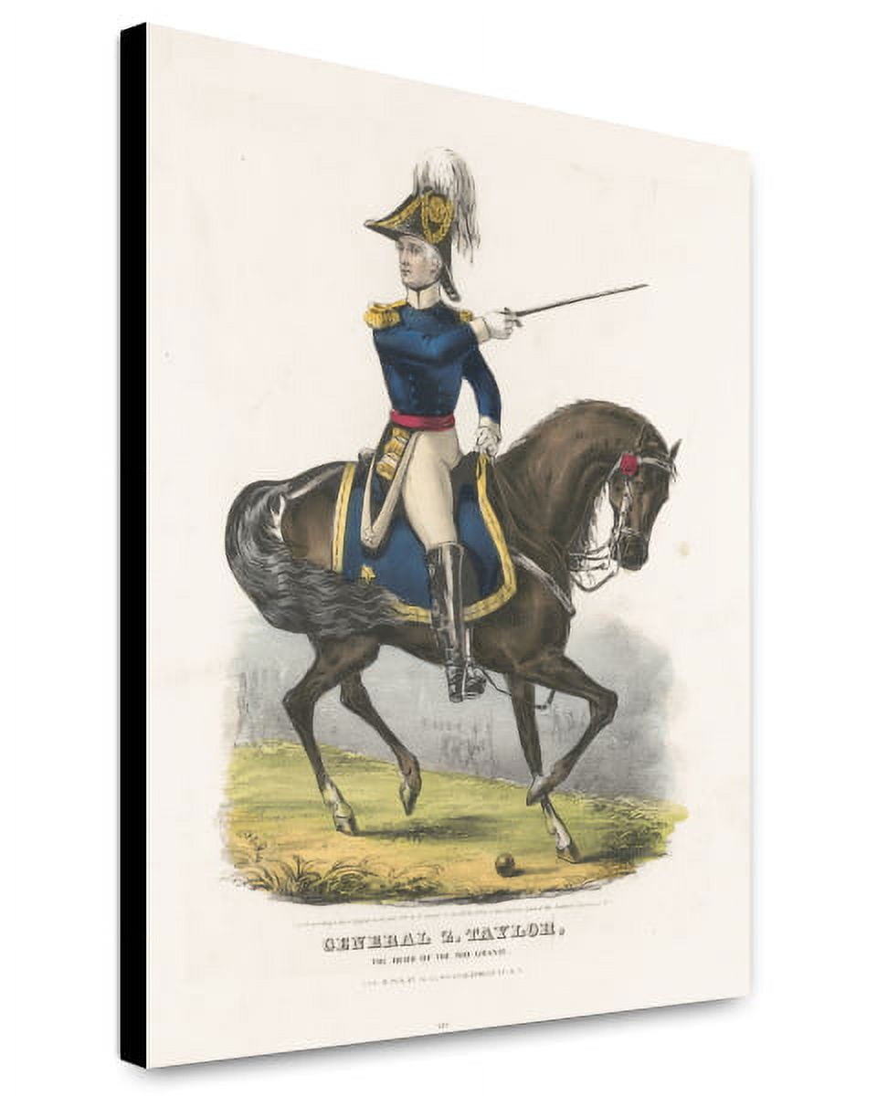 Canvas Print: General Z. Taylor: The Hero Of The Rio Grande, 1846 ...