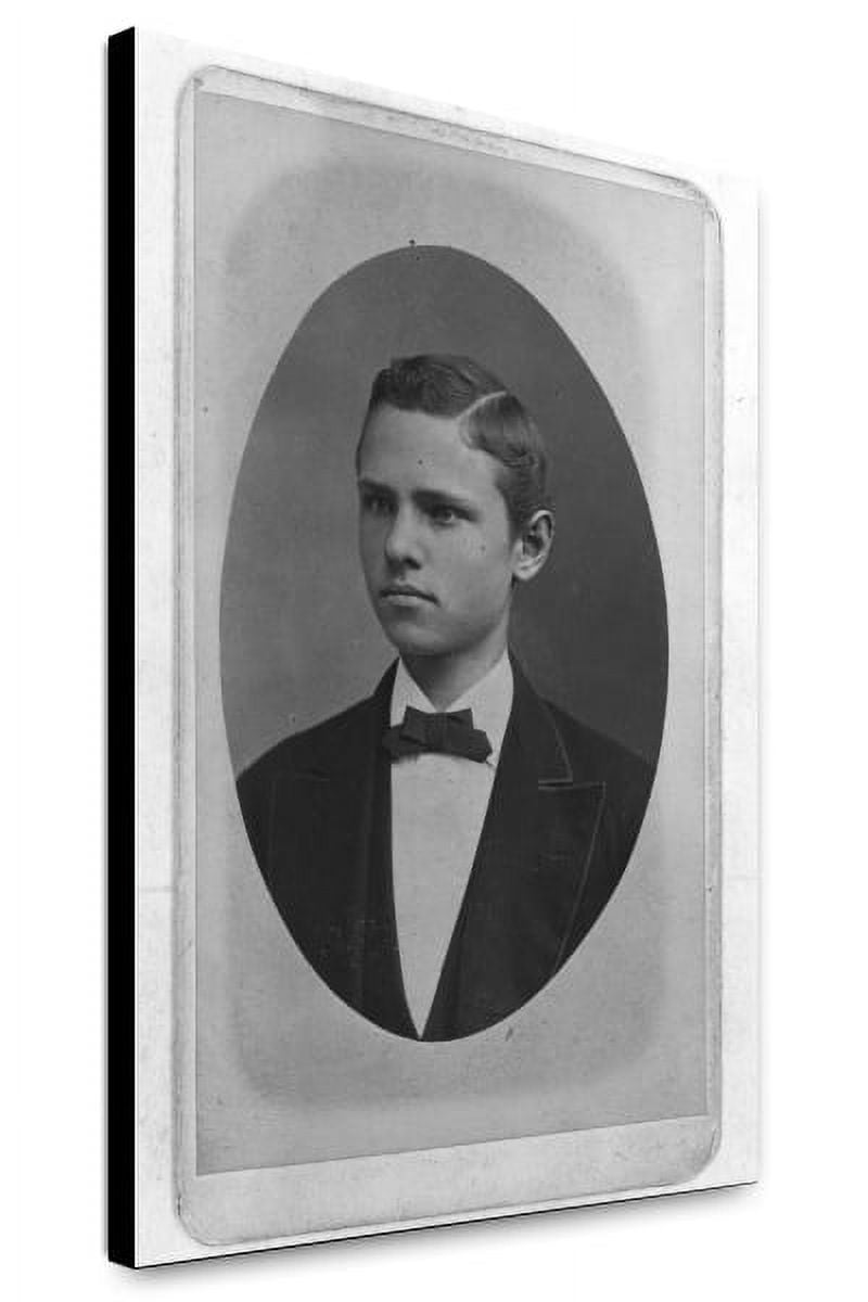 Canvas Print: George Goethals, Head-And-Shoulders Portrait, As A Young ...