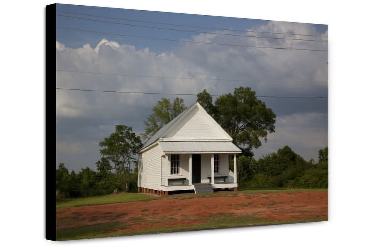 Canvas Print: Historic Buildings In Perdue Hill, Alabama, 2010 ...