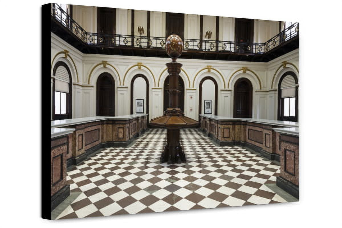Canvas Print: Interior. U.S. Custom House, Portland, Maine, 2013 ...