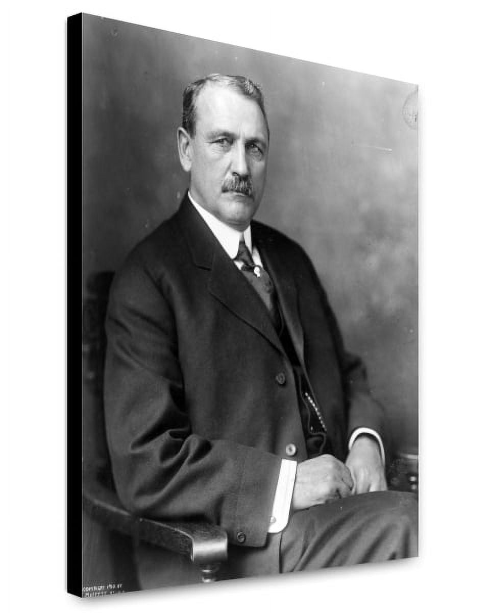 Canvas Print: John F. Stevens, Half-Length Portrait, Seated, Facing ...