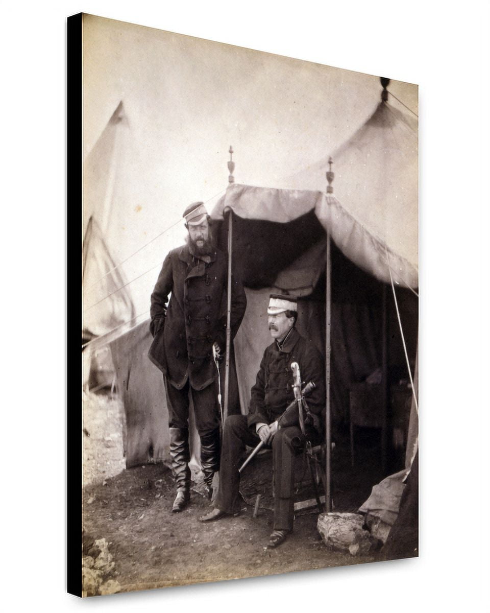 Canvas Print: Lieutenant General Sir John Campbell & Captain Hume, His ...