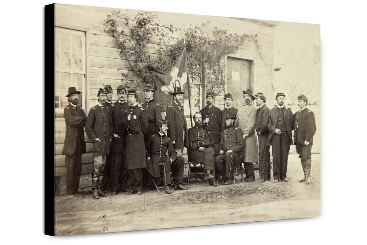 Canvas Print: Major General A. H. Terry And Staff, circa 1861 - Walmart.com