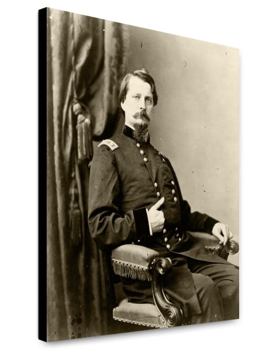 Canvas Print: Major General Winfield S. Hancock, Three-Quarter Length ...