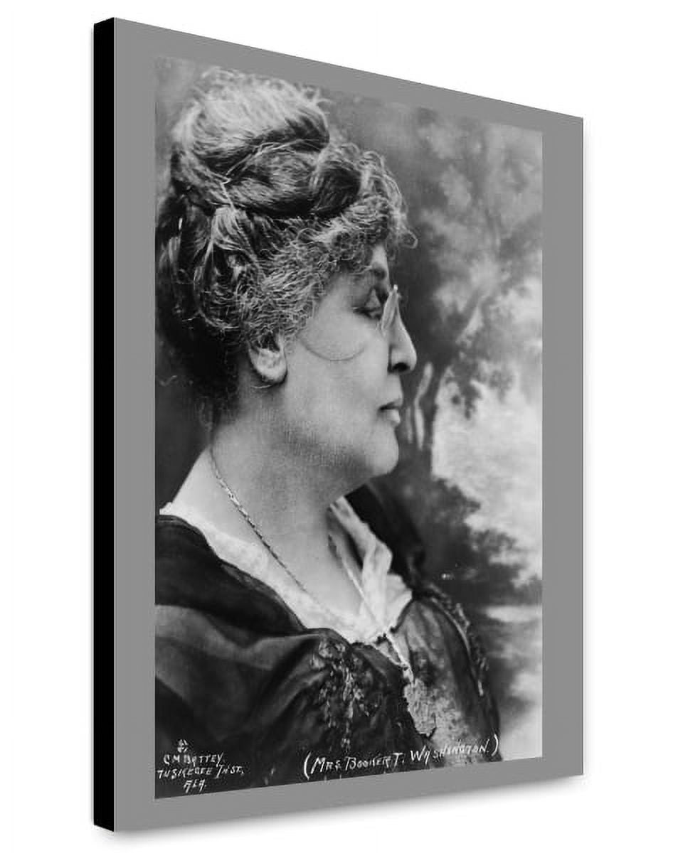 Canvas Print: Mrs. Booker T. Washington, Head-And-Shoulders Portrait ...