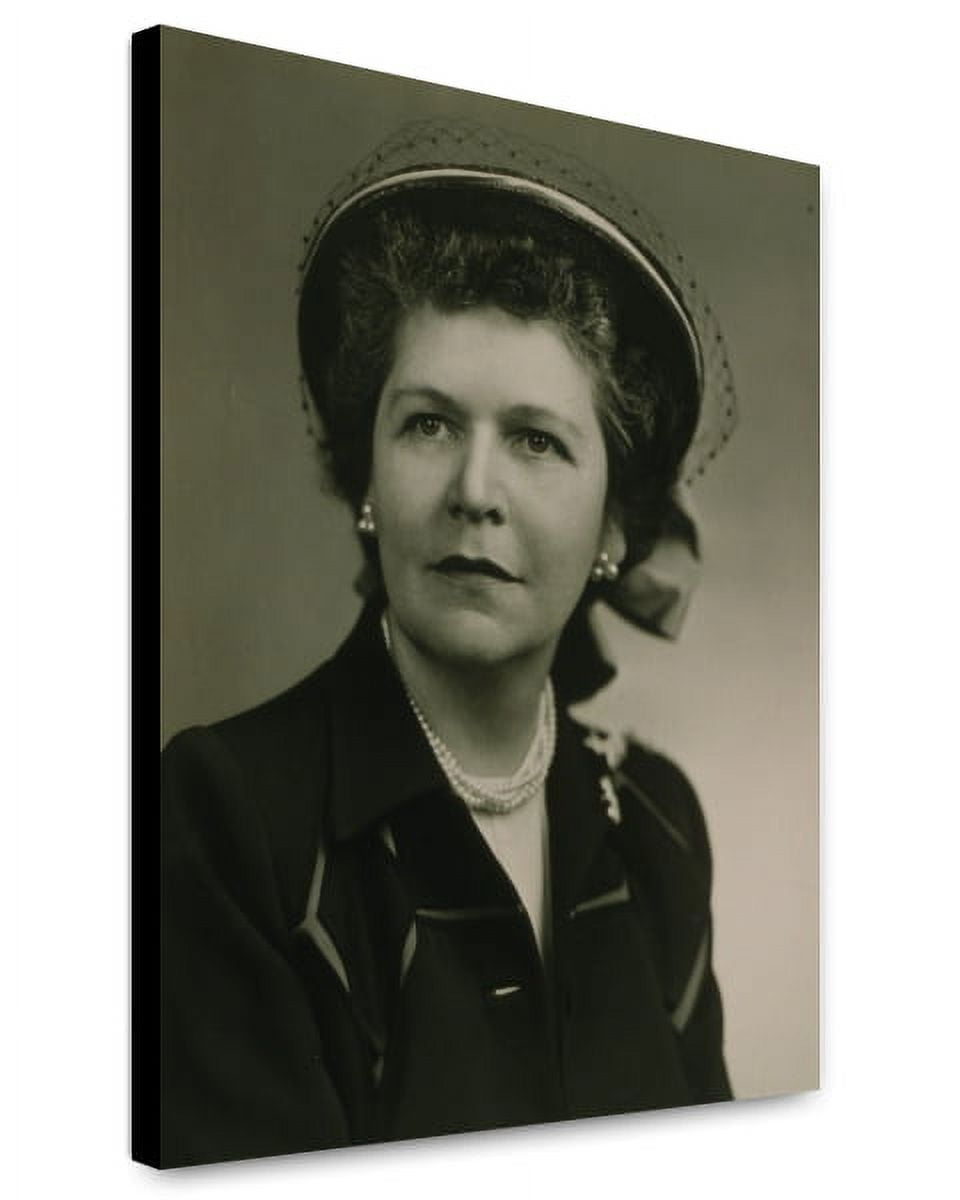 Canvas Print: Mrs. Georgia Neese Clark, Head-And-Shoulders Portrait ...