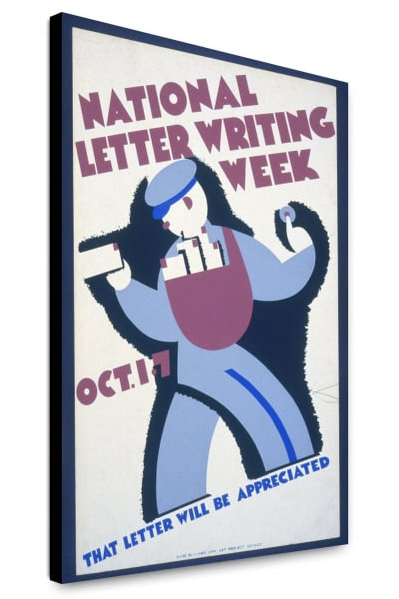 Canvas Print: National Letter Writing Week, Oct. 1-7 That Letter Will ...