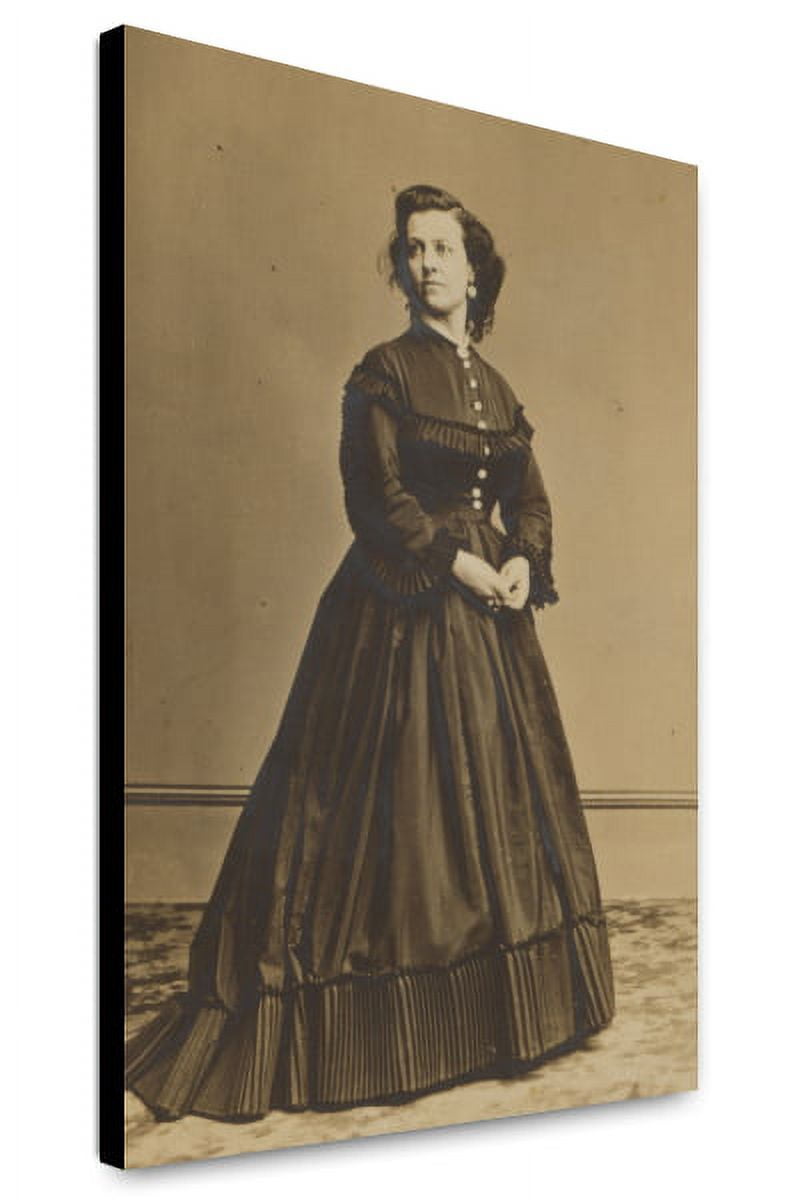 Canvas Print: Pauline Cushman, Full-Length Portrait, Standing, Facing ...
