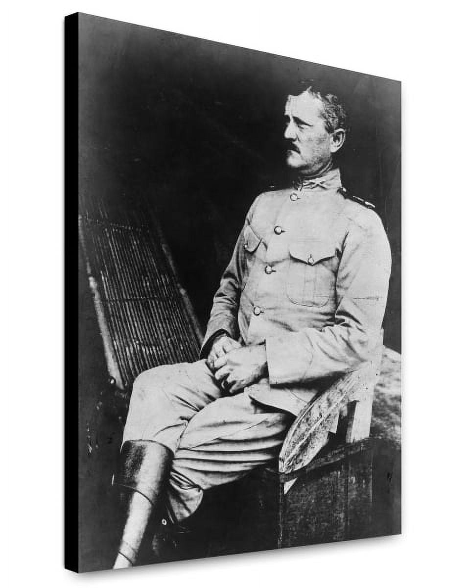 Canvas Print: Pershing, Capt. John J., 15th Cavalry--Moro Conqueror In ...