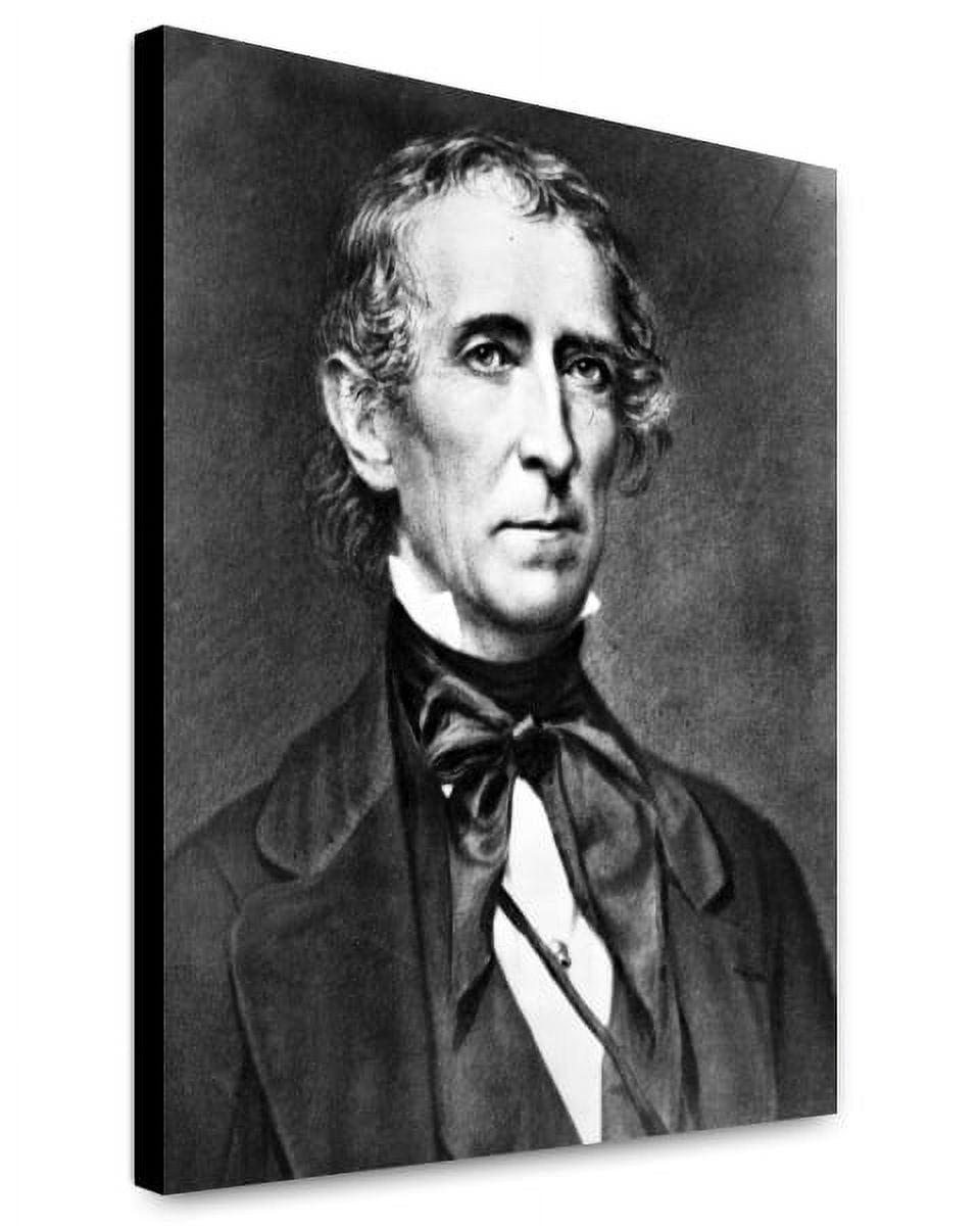 Canvas Print: President John Tyler, Half-Length Portrait, Facing Right ...