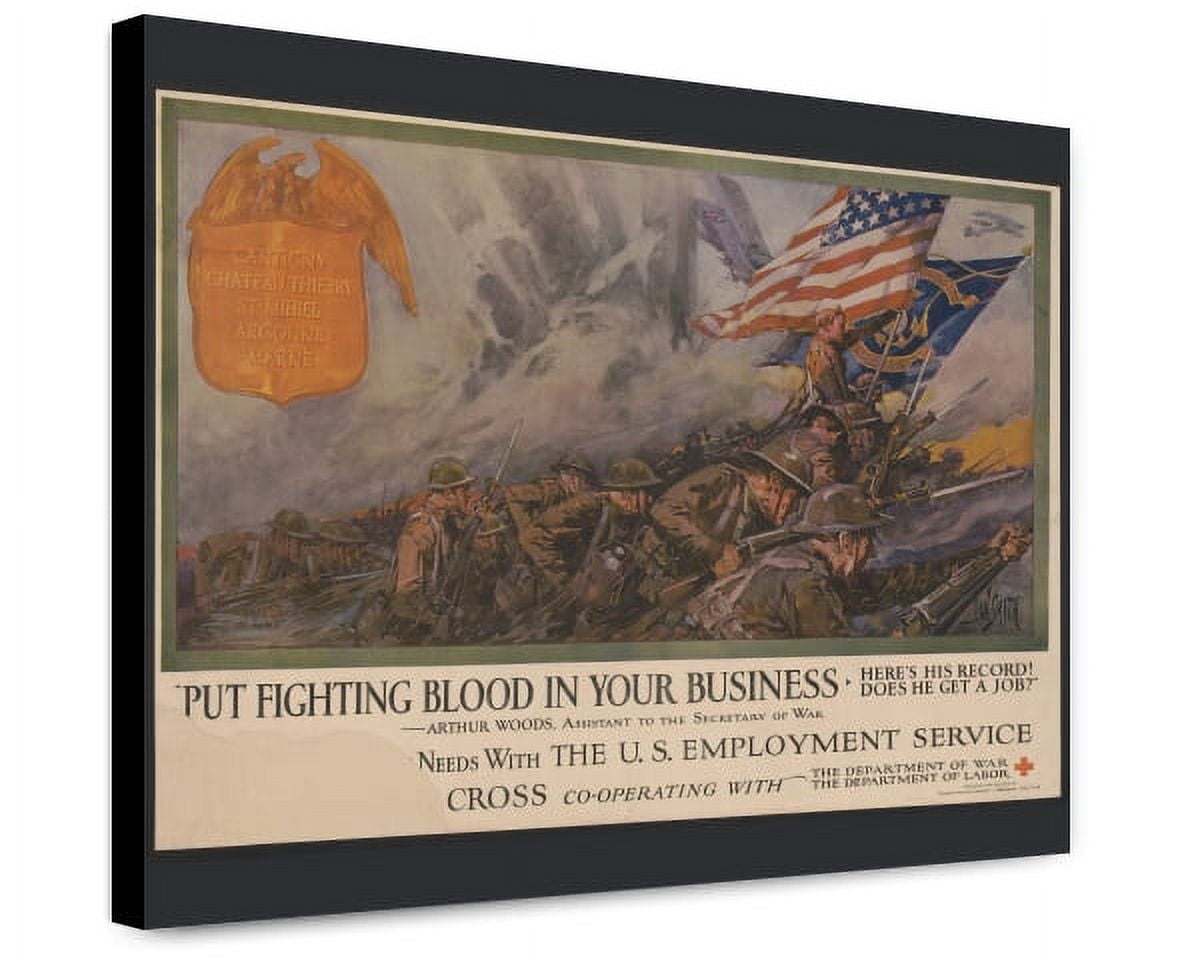 Canvas Print: Put Fighting Blood In Your Business Here's His Record ...