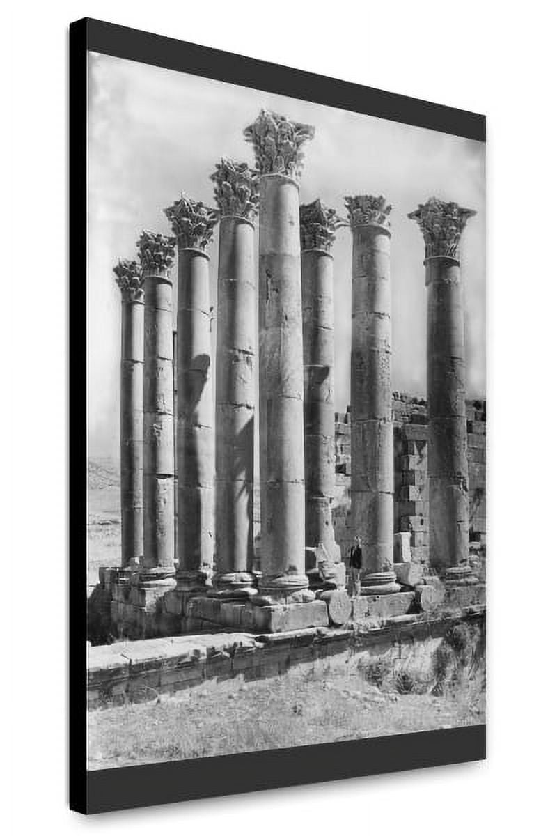 Canvas Print: Ruins Of Jerash (Gerasa). Pillars Of Artemis, circa 1898 ...