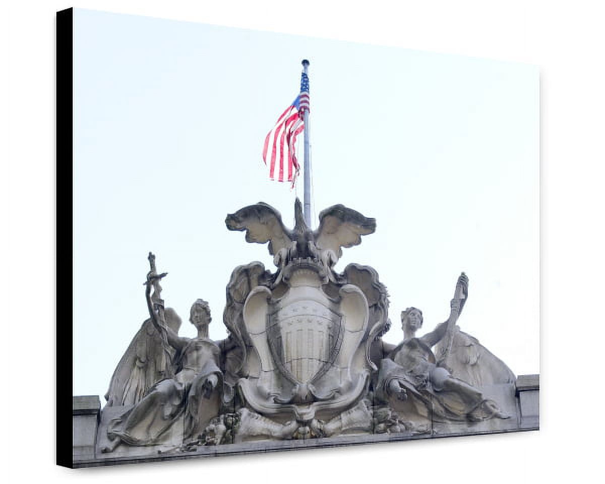 Canvas Print: Sculpture Symbols Of Government At Alexander Hamilton U.S ...