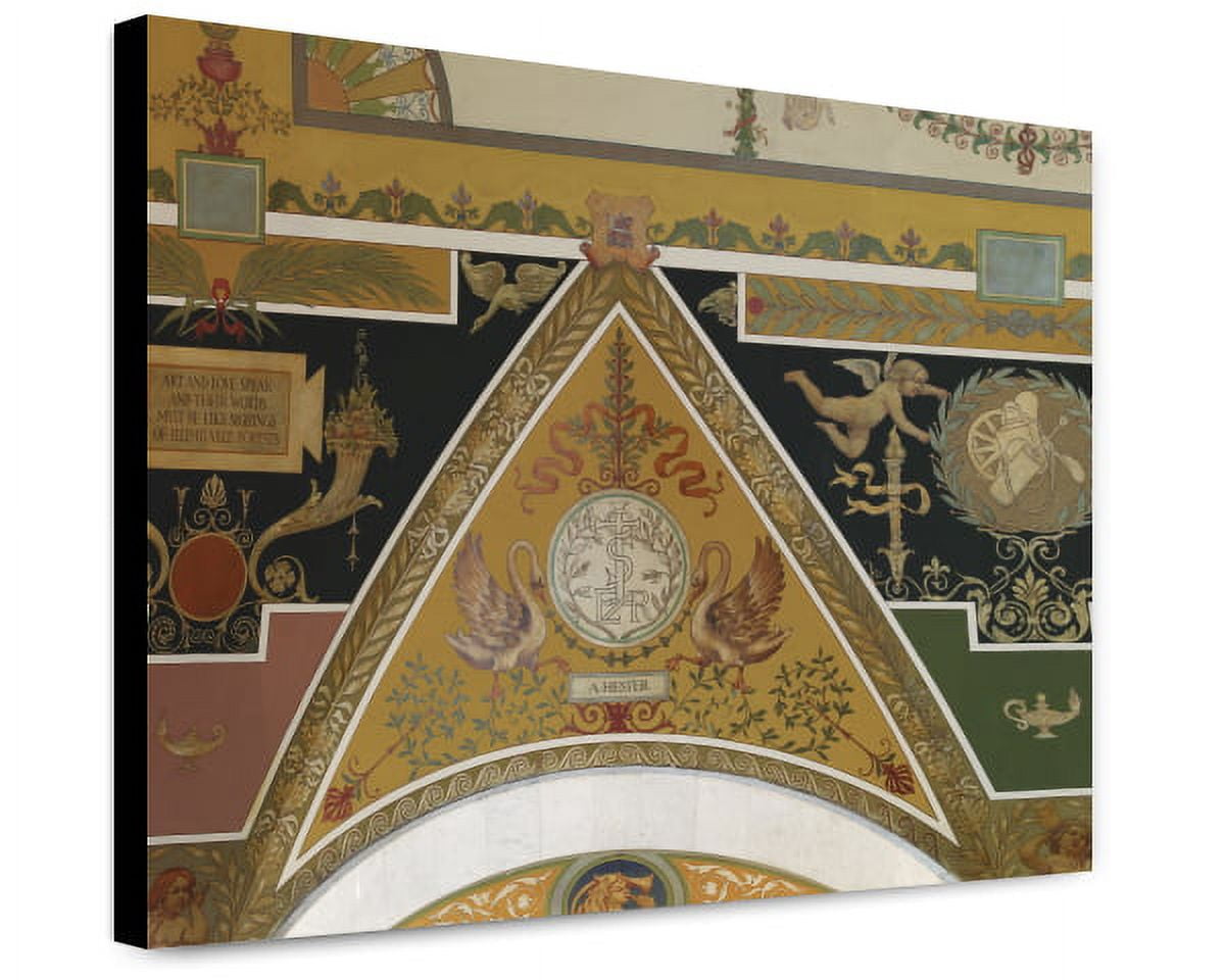 Canvas Print: Second Floor Corridor. Printers' Marks+columns. Printer's ...