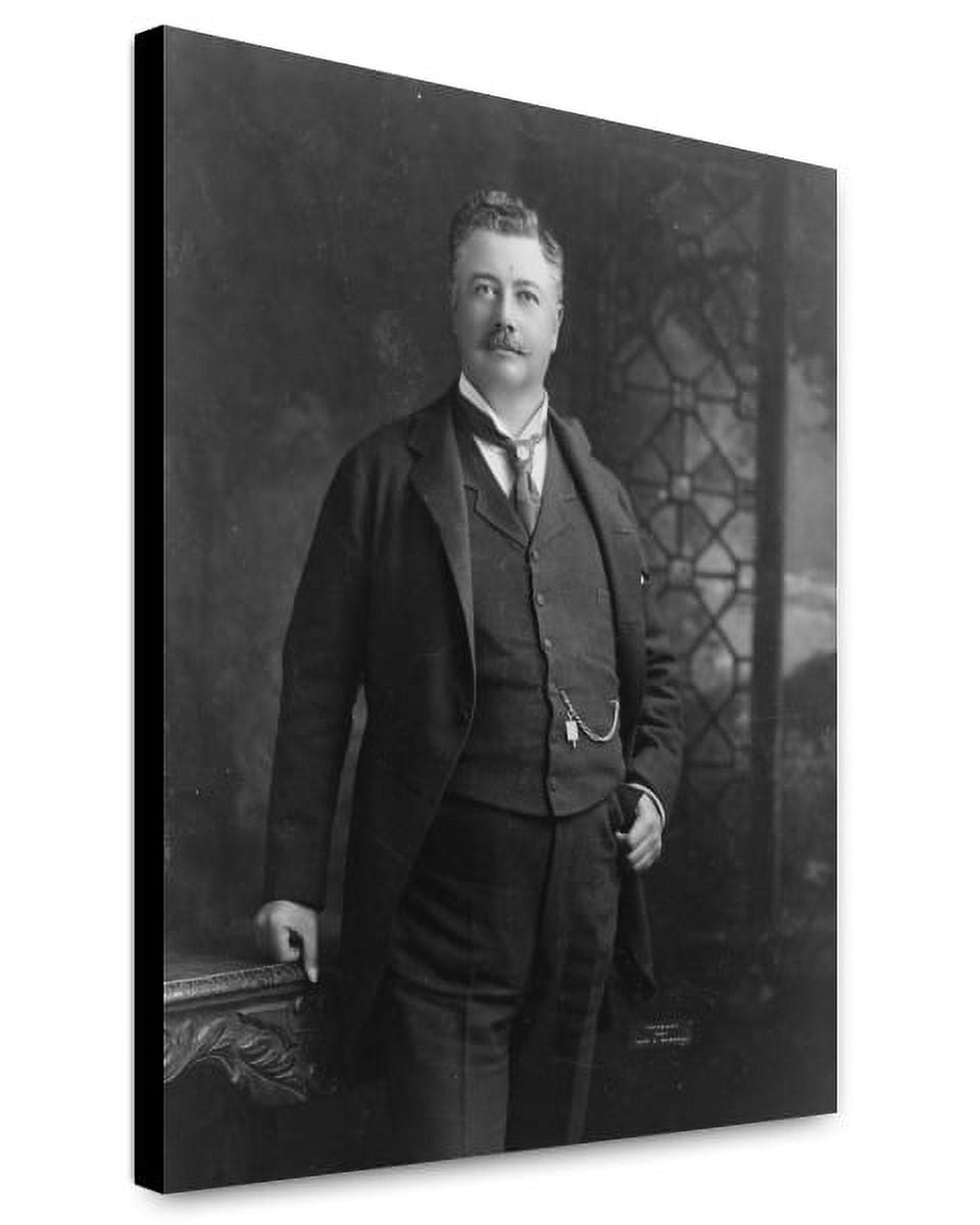 Canvas Print: Seth Low, Three-Quarter Length Portrait, Standing, Facing ...