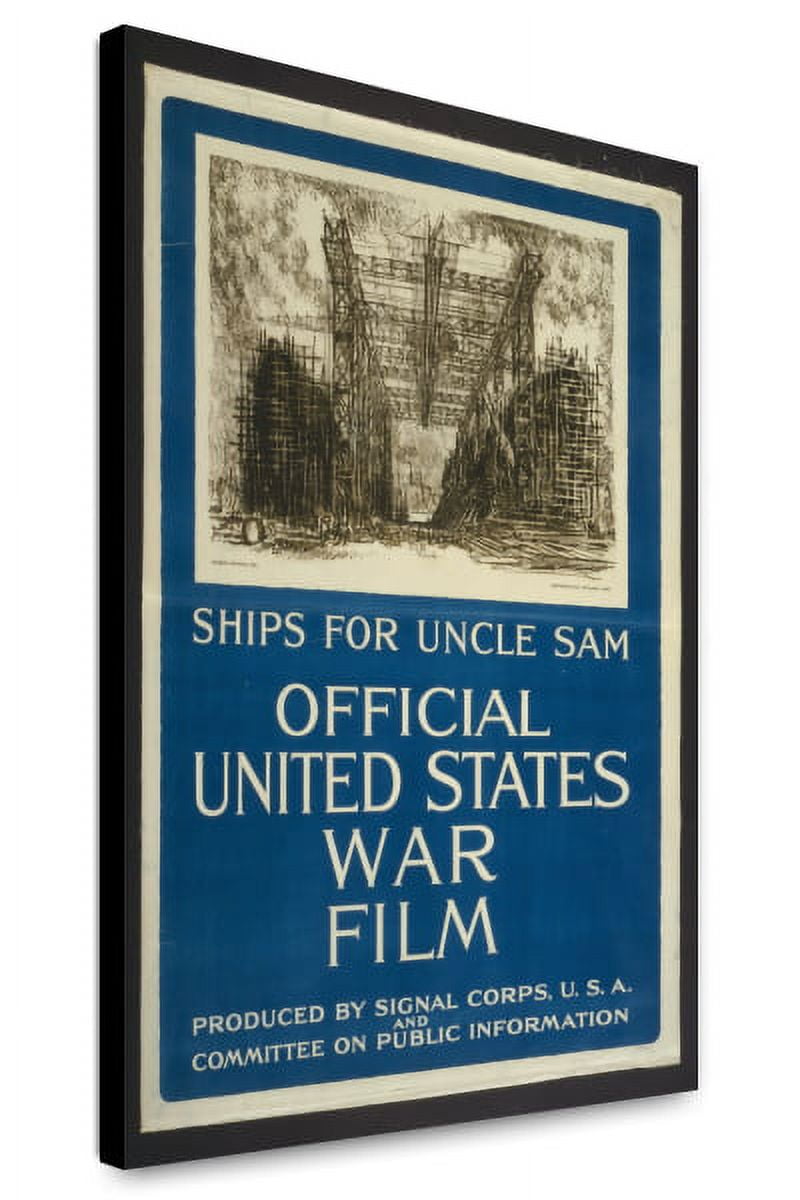 Canvas Print: Ships For Uncle Sam--Official United States War Film ...