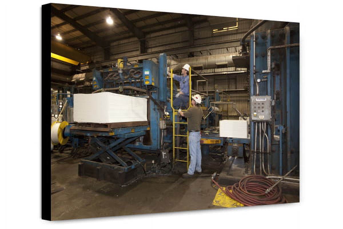 Canvas Print: The Alabama River Pulp Company And The Claiborne Mill ...