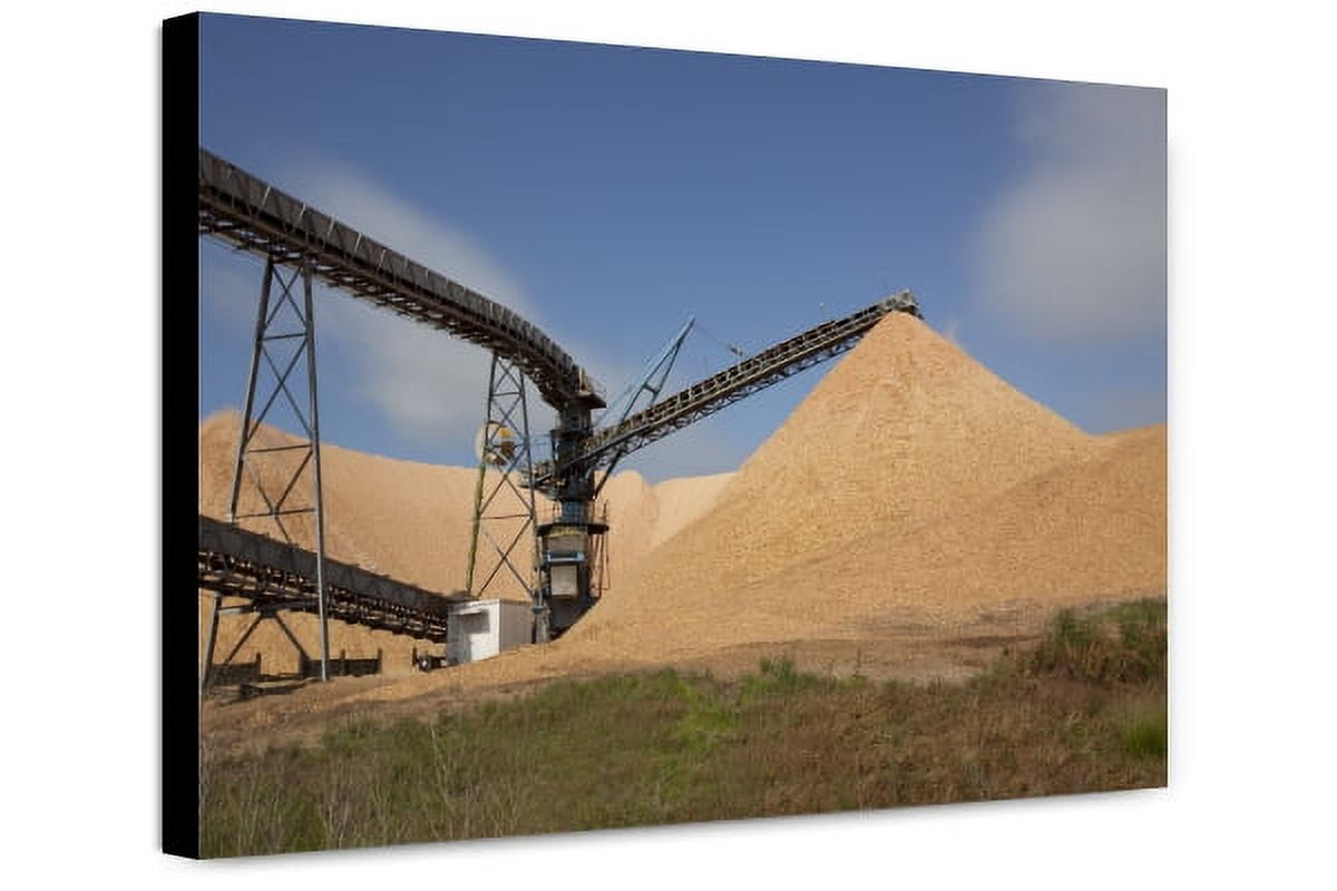 Canvas Print: The Alabama River Pulp Company And The Claiborne Mill ...