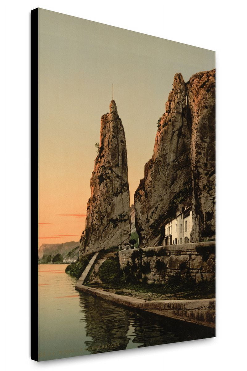 Canvas Print: The Bayard Rock, Dinant, Belgium, circa 1890 - Walmart.com