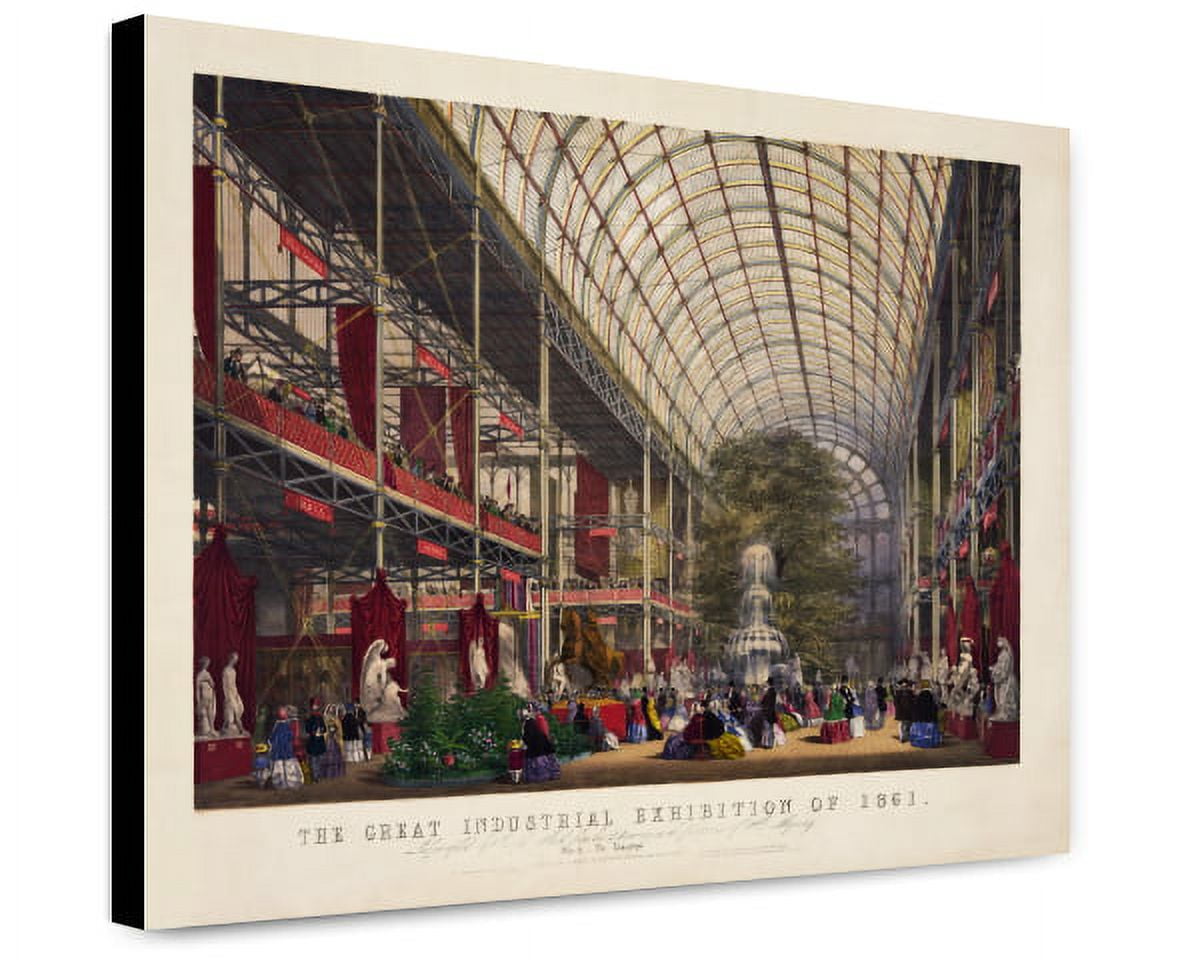 Canvas Print: The Great Industrial Exhibition Of 1851. Plate 4. The ...
