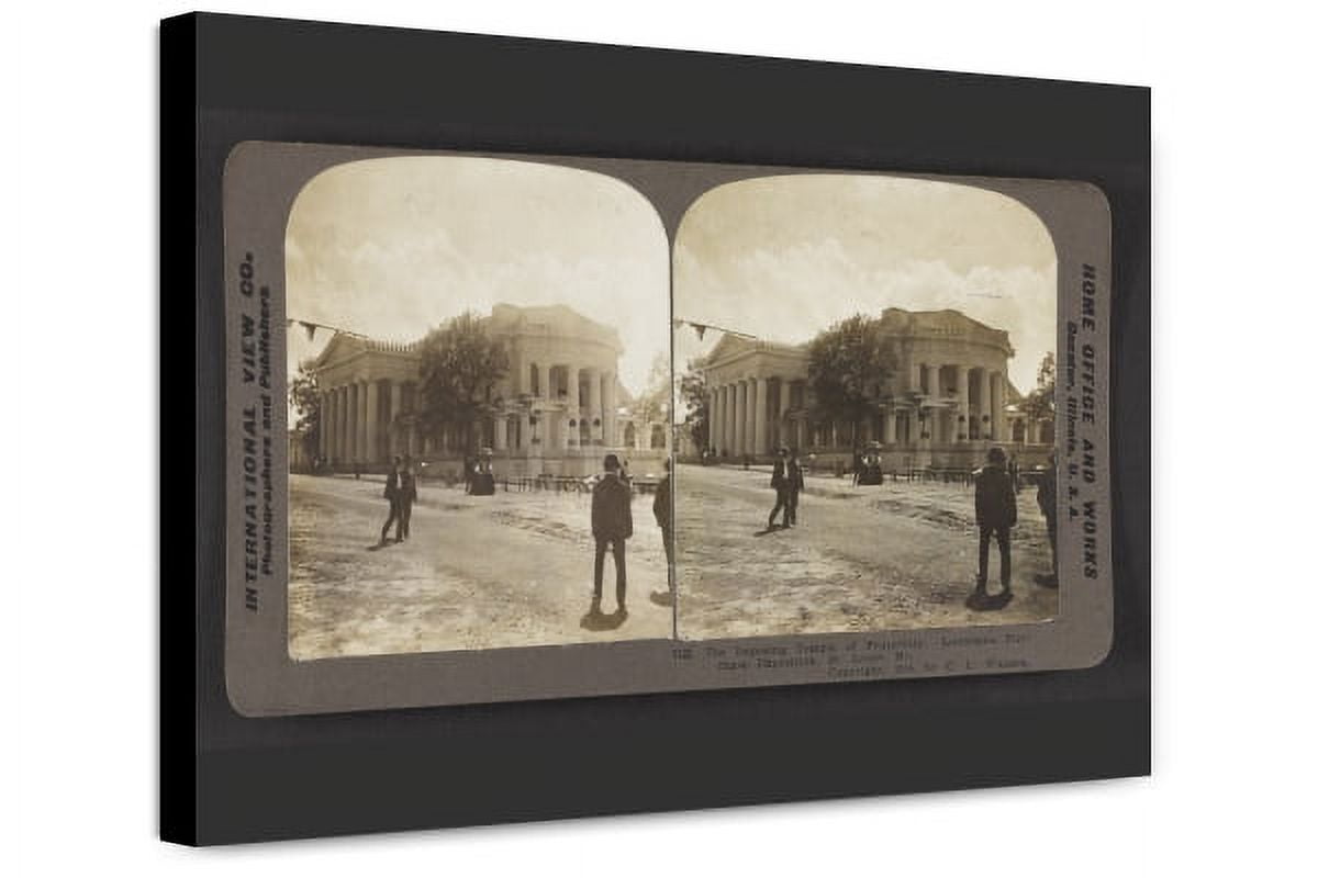 Canvas Print: The Imposing Temple Of Fraternity, Louisiana Purchase ...