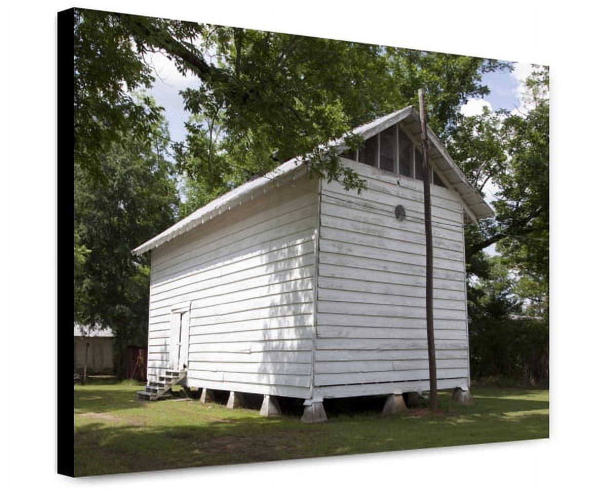 Canvas Print: The Moore/webb/holmes Plantation And Out Buildings (Circa ...