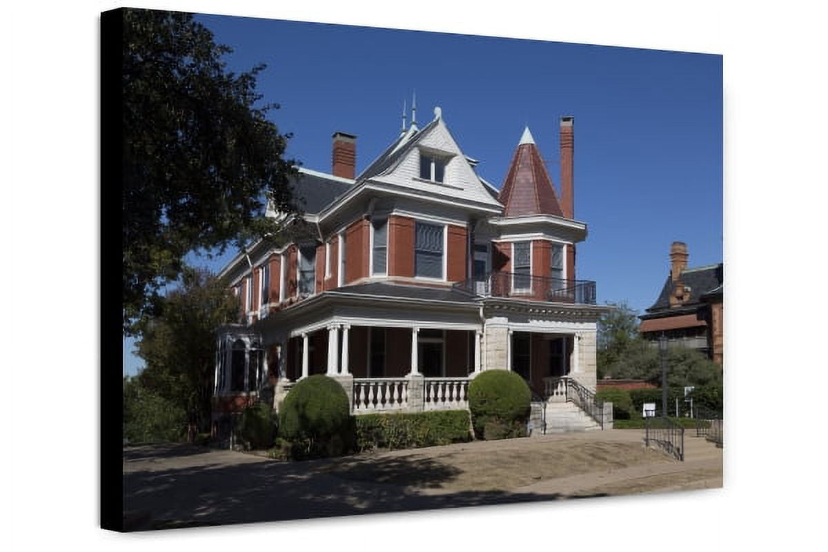 Canvas Print: The Pollock-Capps House, A Victorian Mansion Built In ...