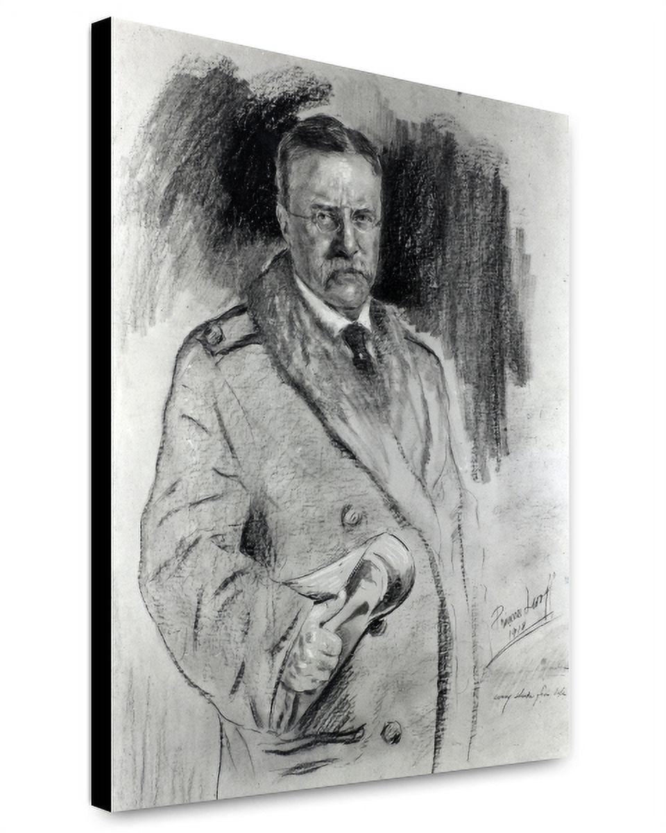 Canvas Print: Theodore Roosevelt, Three-Quarter Length Sketch Portrait ...
