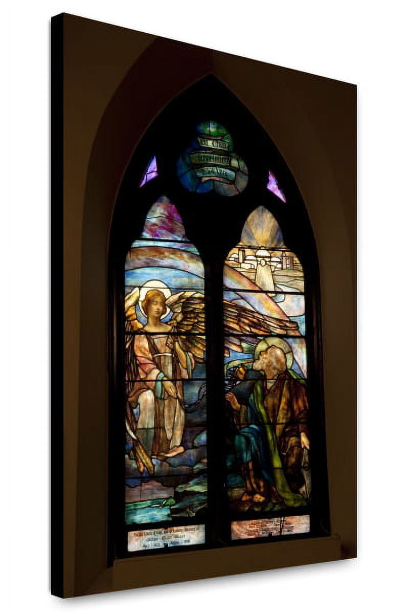 Canvas Print: Tiffany Stained Glass Windows, St. Paul's Episcopal ...